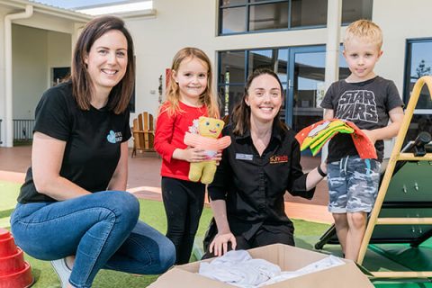 Baby Give Back & Sunkids Children's Centres - Charity Partnership