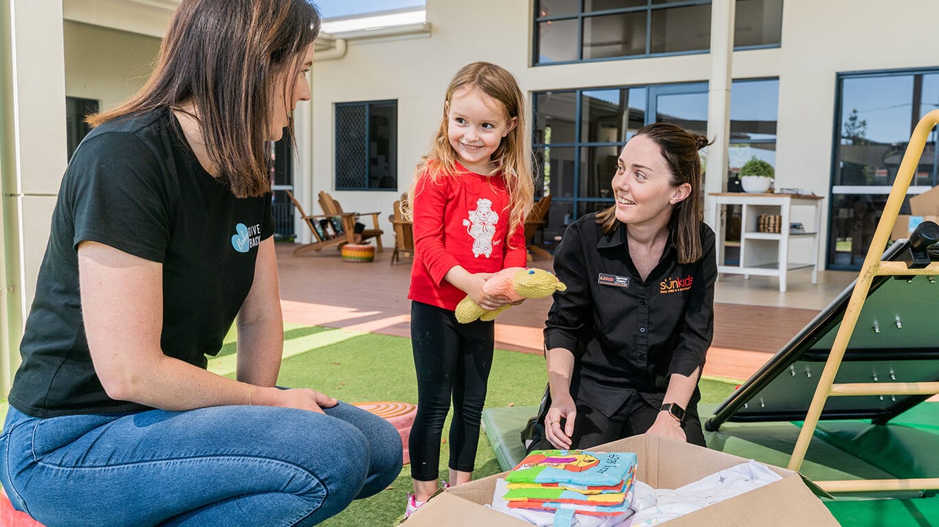 Sunkids partner with Baby Give Back. - Sunkids Children's Centres